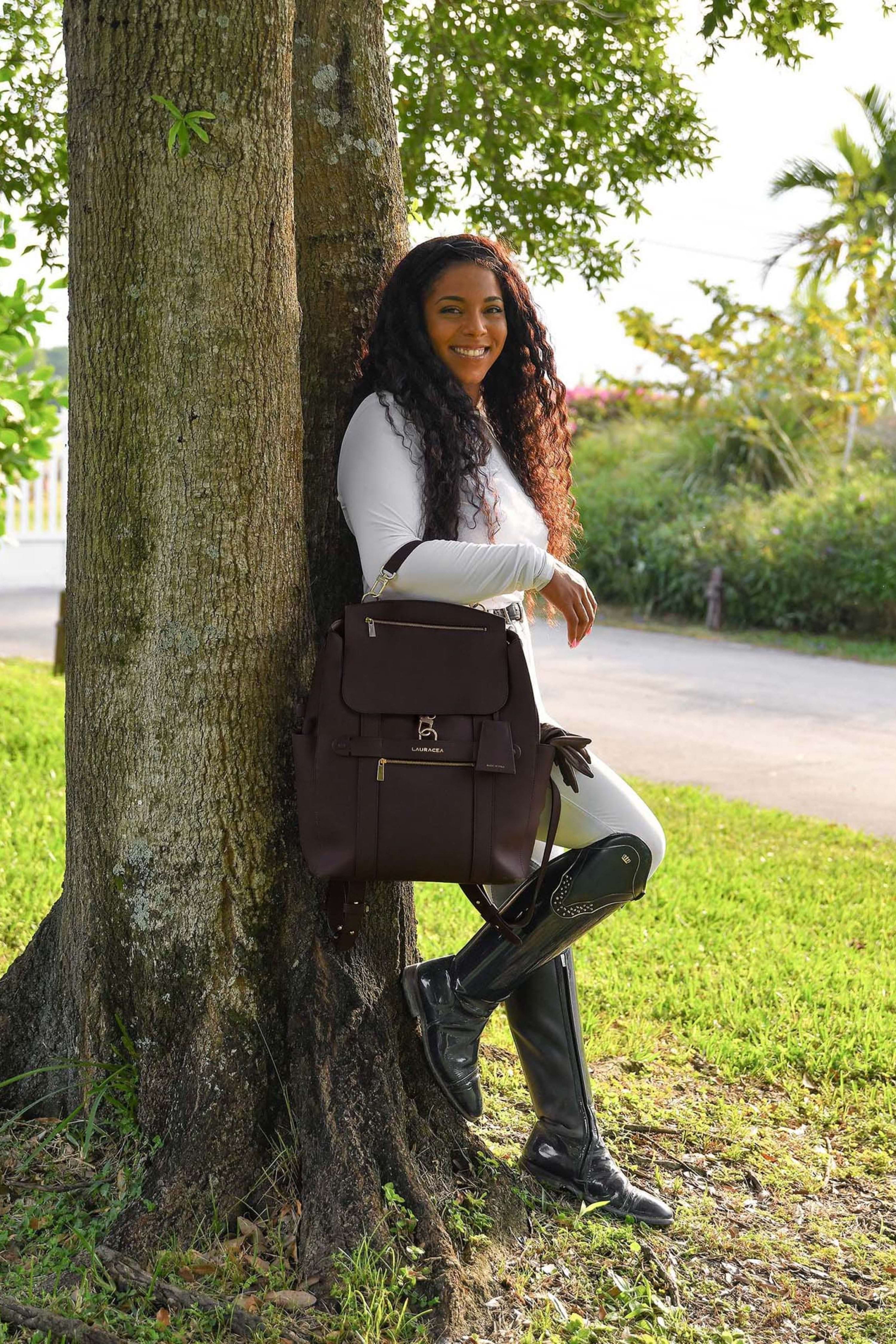 CONVERTIBLE BACKPACK TOTE - CHOCOLATE MATTE | LAURACEA